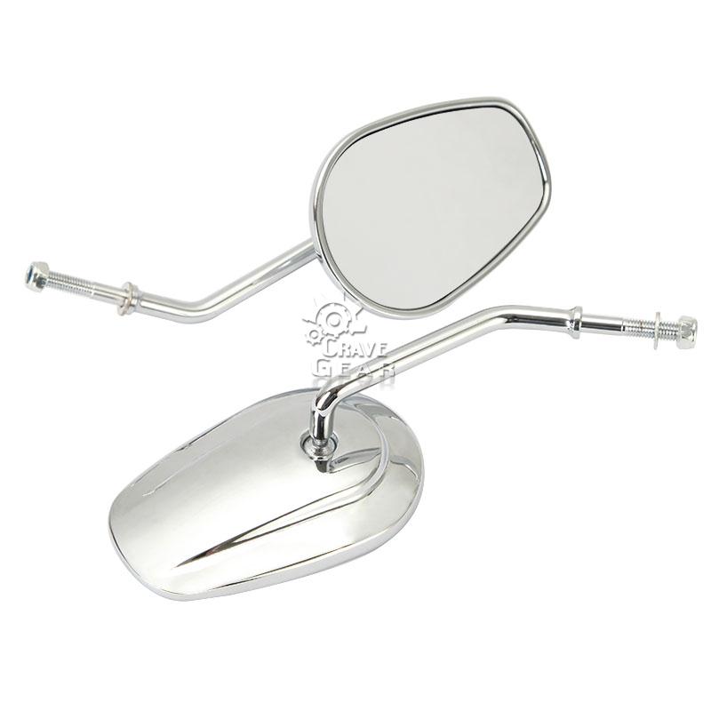 Chrome Motorcycle Rearview Mirrors For Harley Davidson Xl Sportster